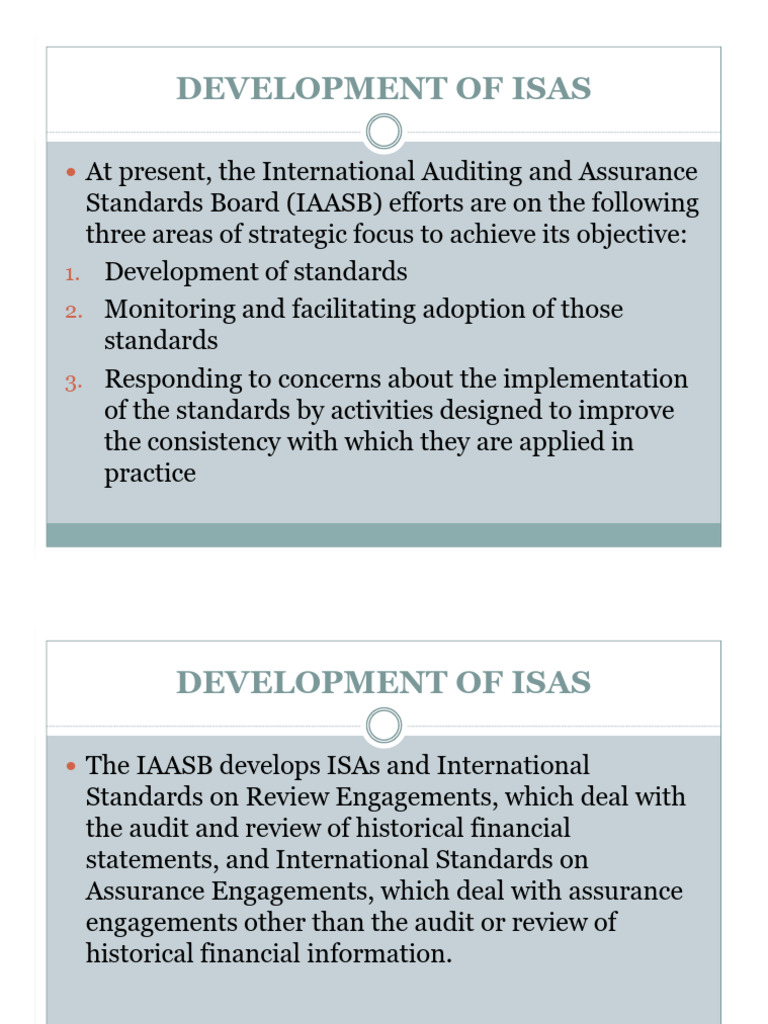 Topic 3D & 9C Overview of Isas & Audit Committees | PDF