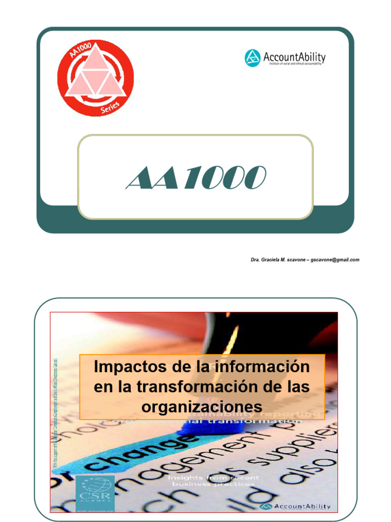 AA1000 Assurance Standard Overview | PDF