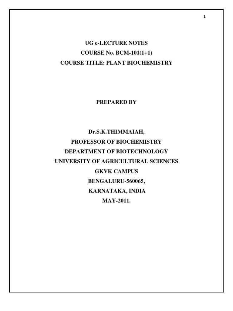 Plant Biochemistry | PDF | Carbohydrates | Cell (Biology)