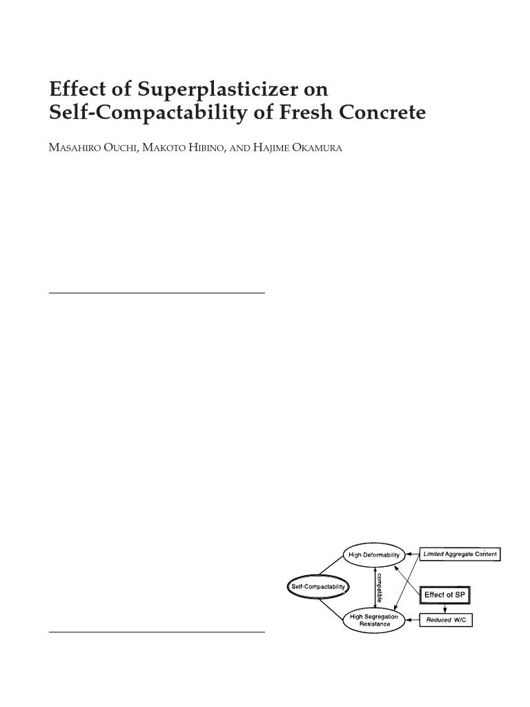 Effect of Superplasticizer On Self Compactability of Fresh Concrete ...