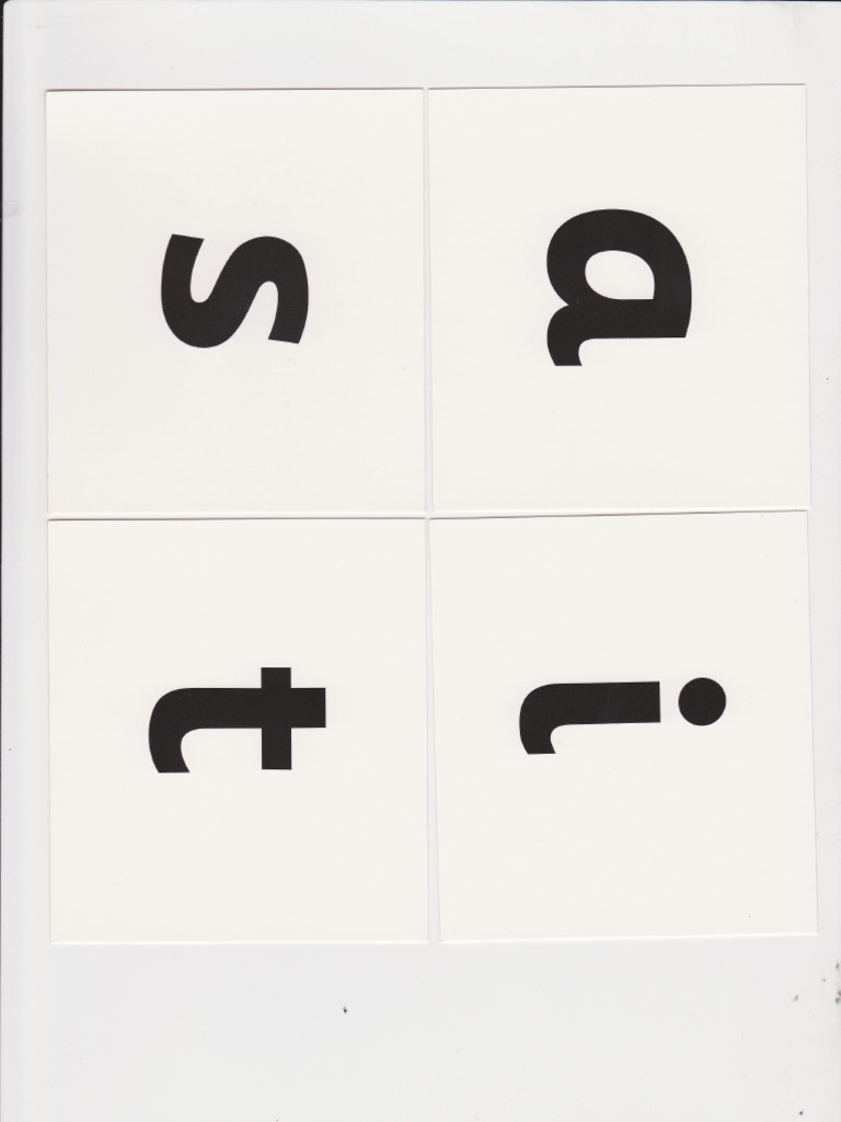Jolly Phonics Cards | PDF