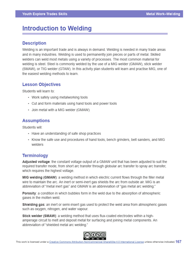 Intro to Welding | PDF