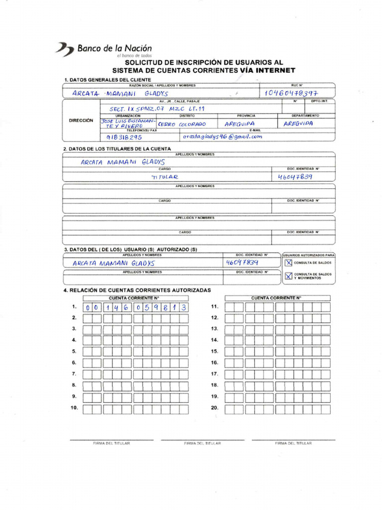 Formulario Clave Cta Detracciones | PDF