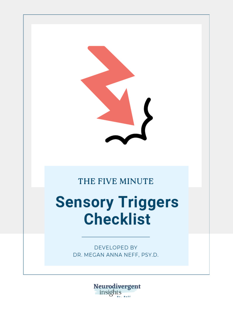 Sensory Trigger Checklist Ndi | PDF