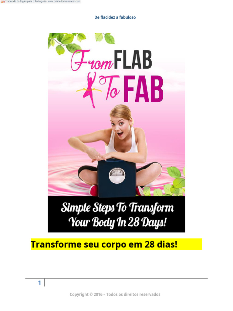 From Flab To Fab - En.pt | PDF
