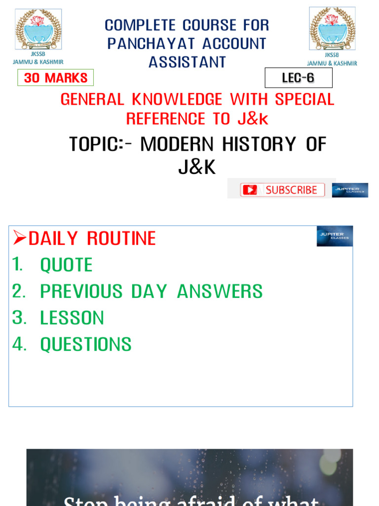 Modern History JK | PDF