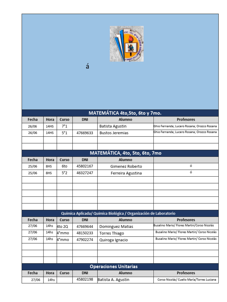 Examenes Junio | PDF