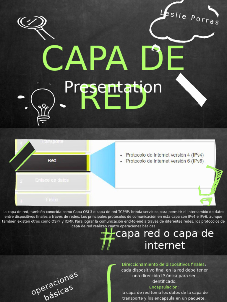 Presentacion Capa de Red | PDF