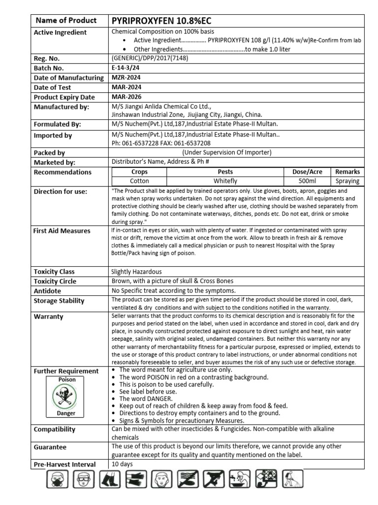Pyriproxyfen 10.8 | PDF