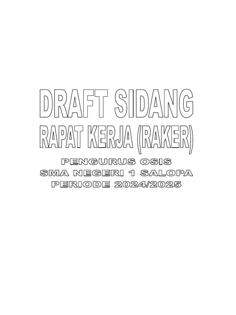 Draft Raker OSIS | PDF