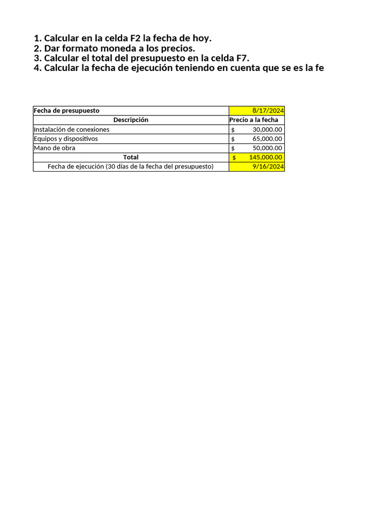 Ejercicios 6 - Funciones Contar - Si.conjunto, Sumar - Si Conjunto y de Fecha | PDF
