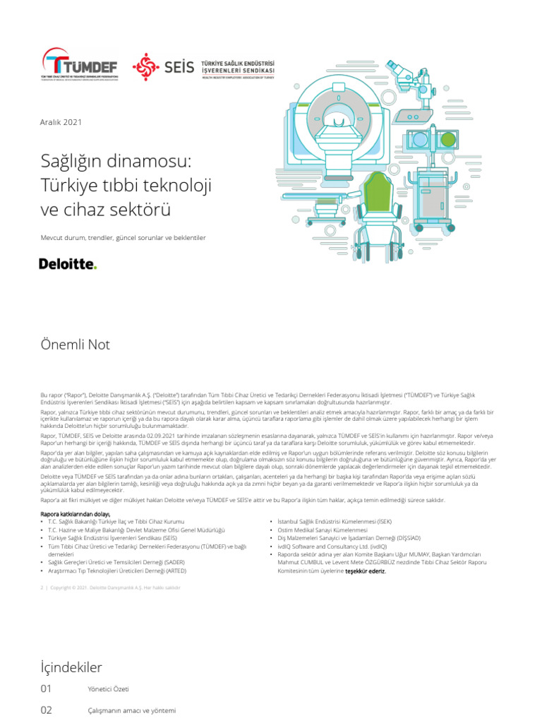 Tibbi Cihaz Sektor Raporu | PDF