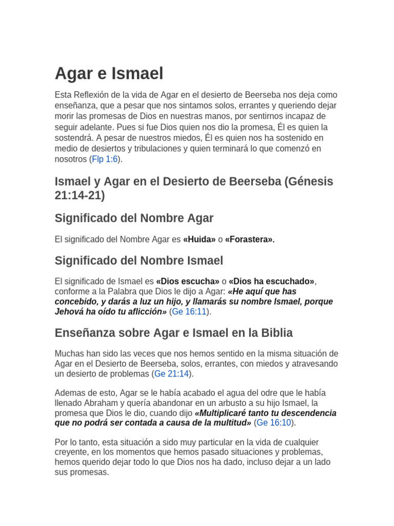 Agar e Ismael | PDF