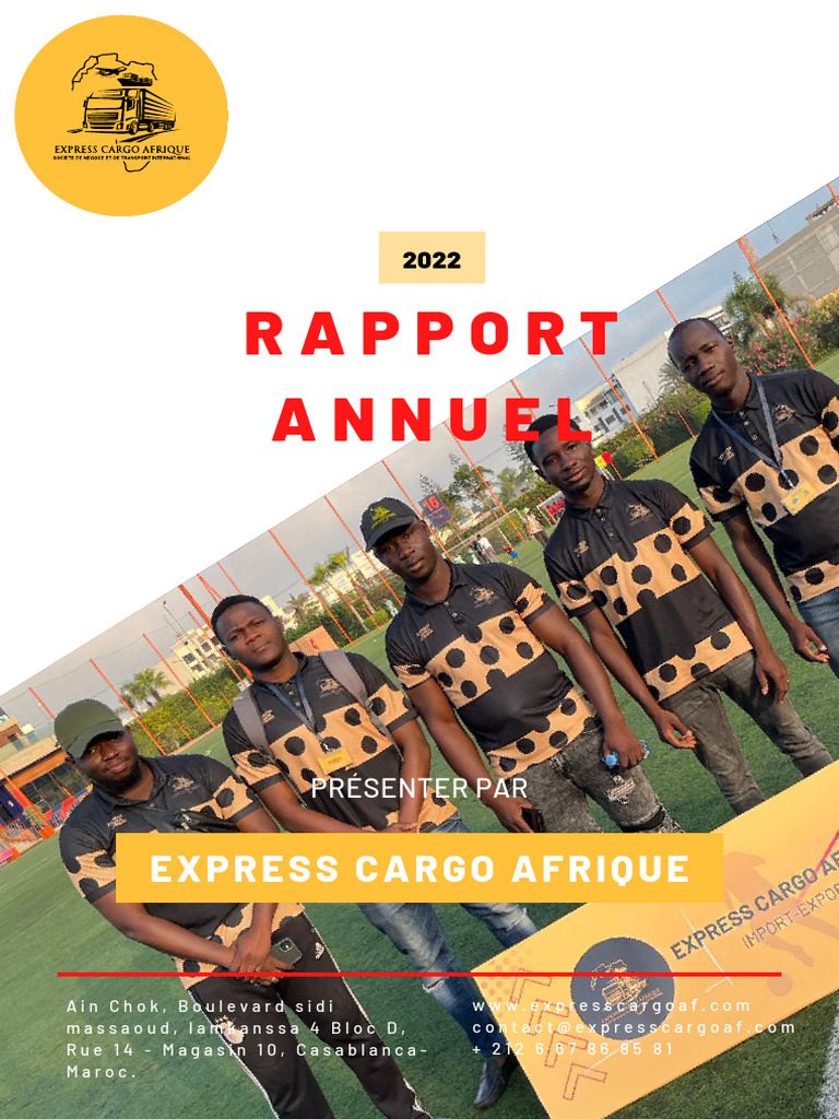 Rapport Annuel 2022 Express Cargo Afrique | PDF