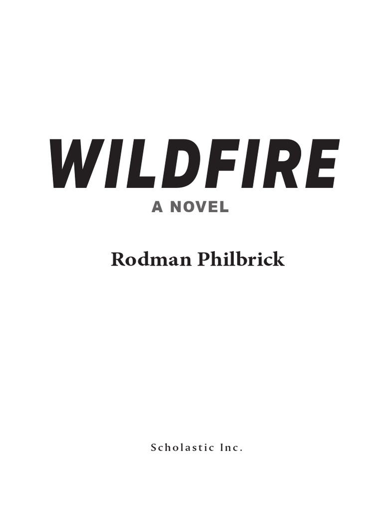 Wildfire: Rodman Philbrick | PDF