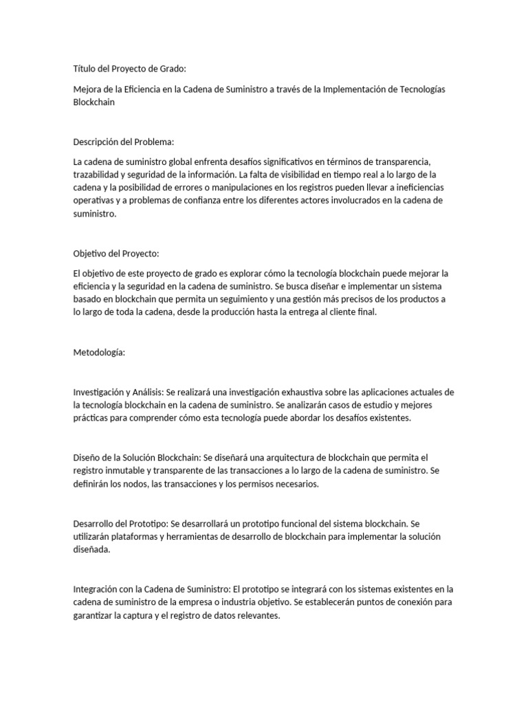 Propuestas | PDF