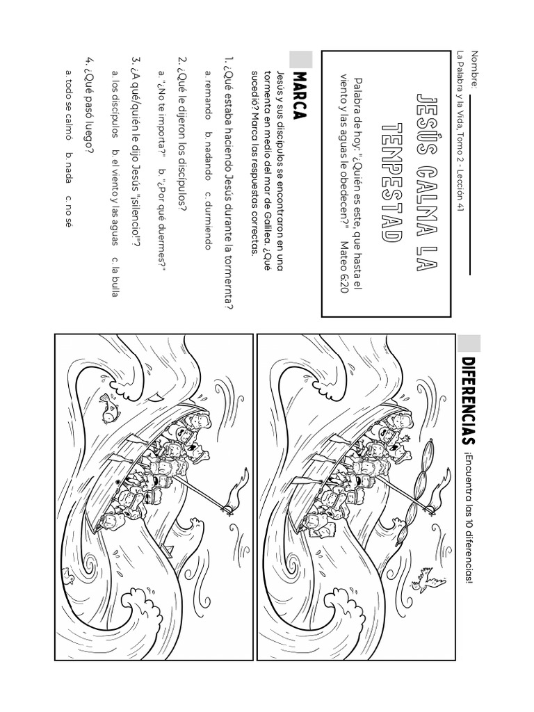 PyV 2-41 Jesus Calma La Tempestad | PDF