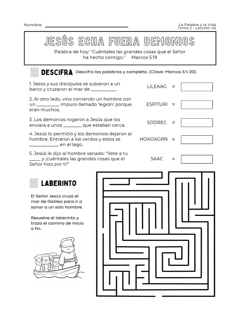 PyV 2-42 Jesús Echa Fuera Demonios | PDF