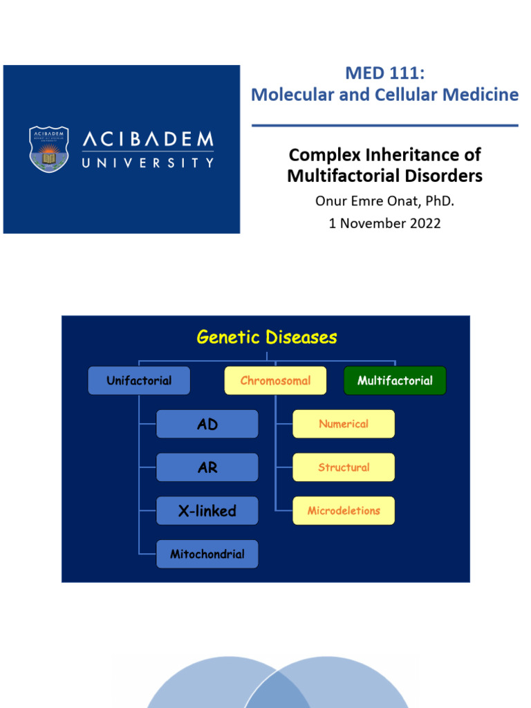 8) Complex İnheritance of Multifactorial Disorders | PDF