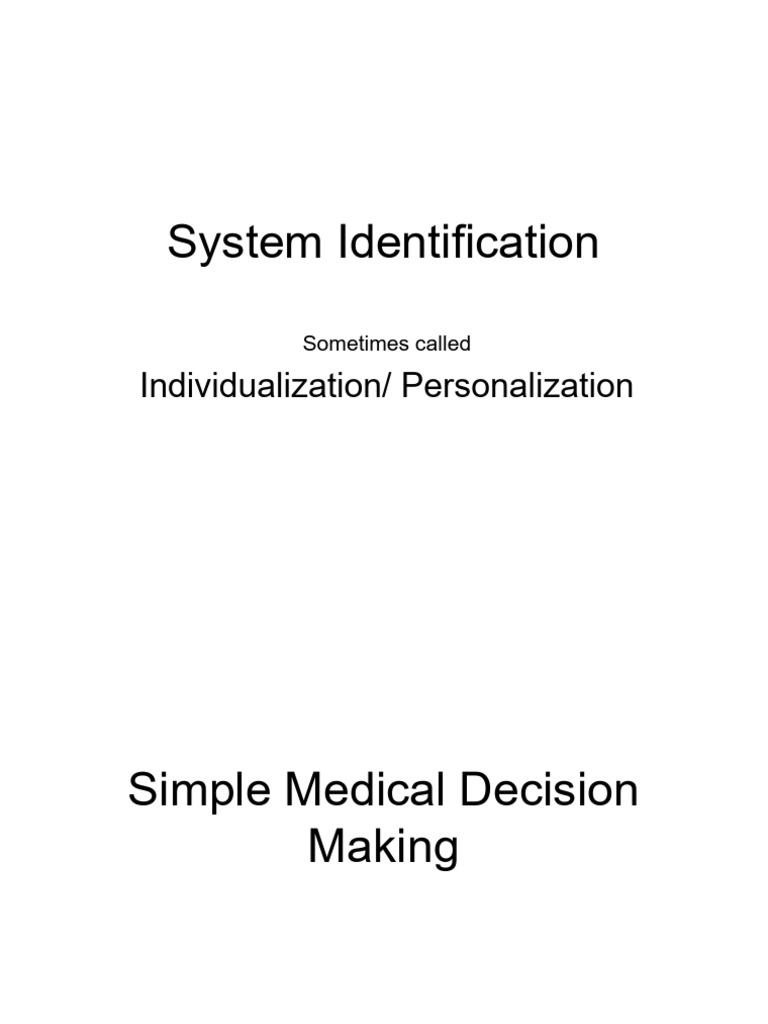System Identification | PDF