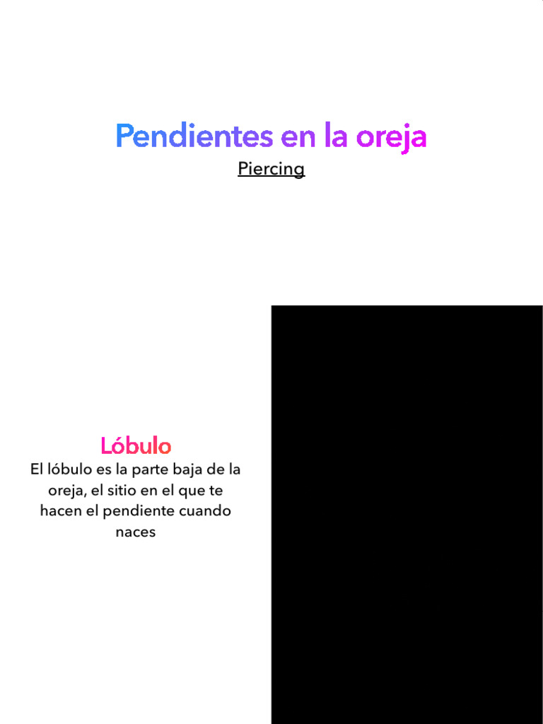 Piercings Oreja | PDF