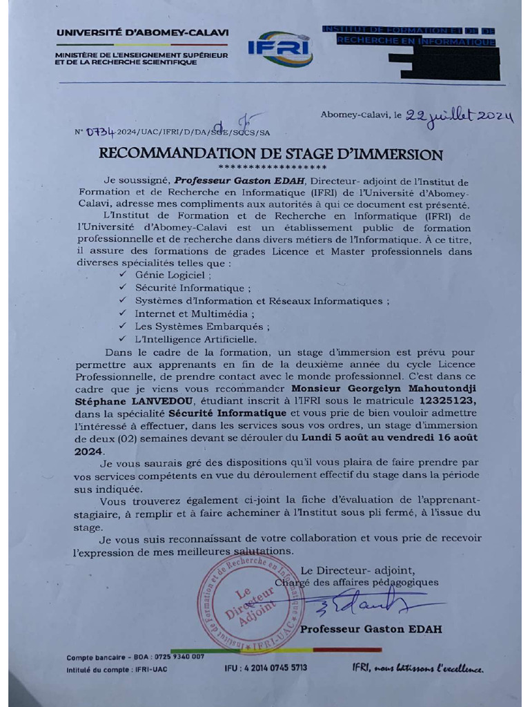 Recommandation | PDF