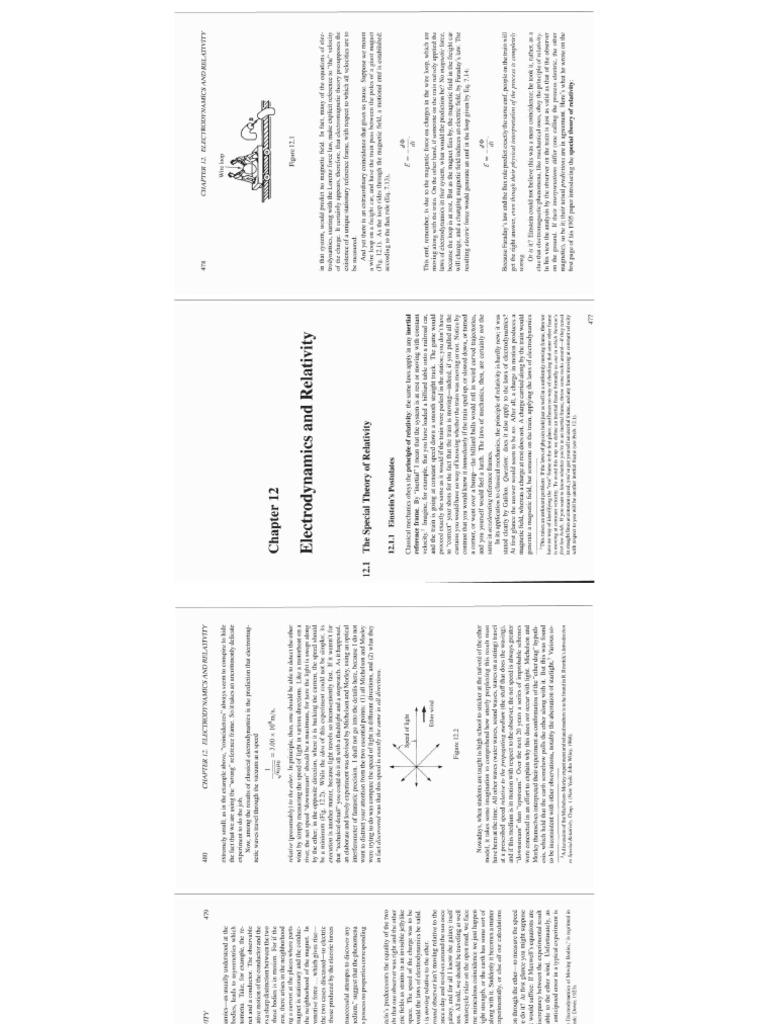 Relatividad Especial Griffiths Electro | PDF