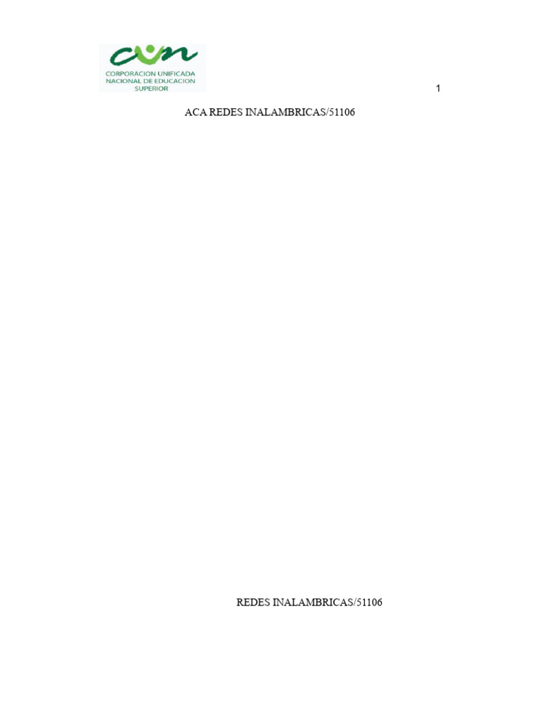 Aca Redes Inalambricas-51106 | PDF