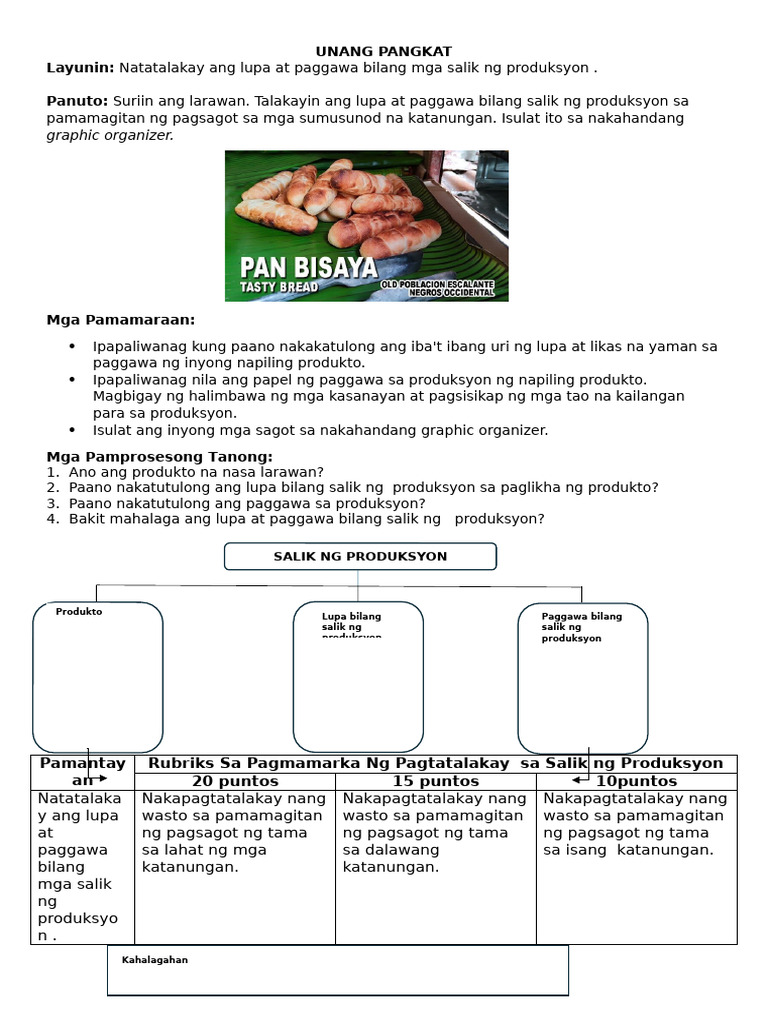 Activity Sheets Para Sa Lahat Ng Pangkat Pdf