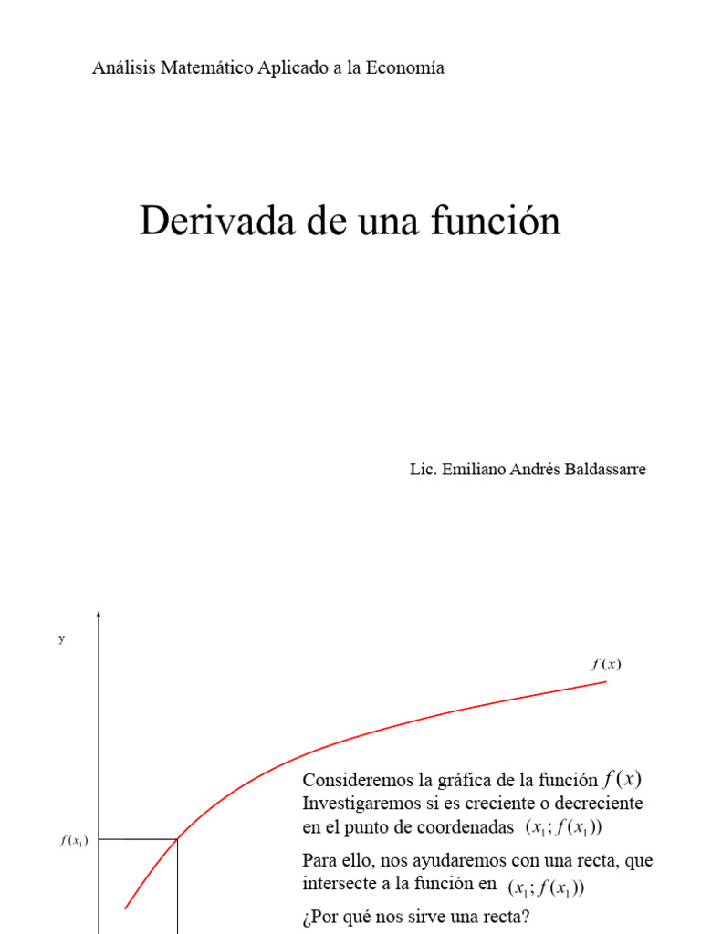 Derivada | PDF