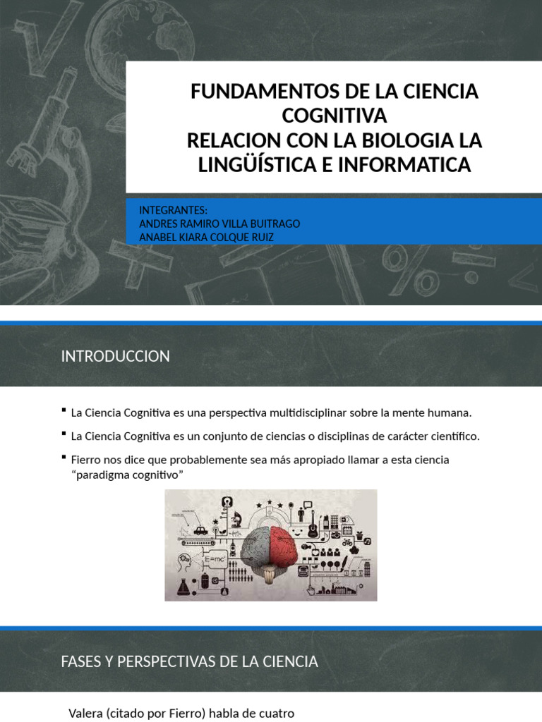 Fundamentos de La Ciencia Cognitiva | PDF | Psicología cognitiva | Ciencias de la Computación