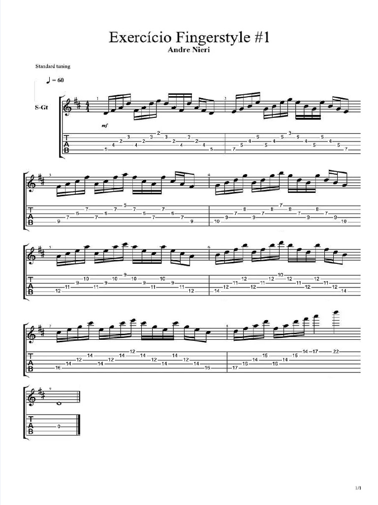 Andre Nieri Fingerpicking 01 PDF Compress | PDF