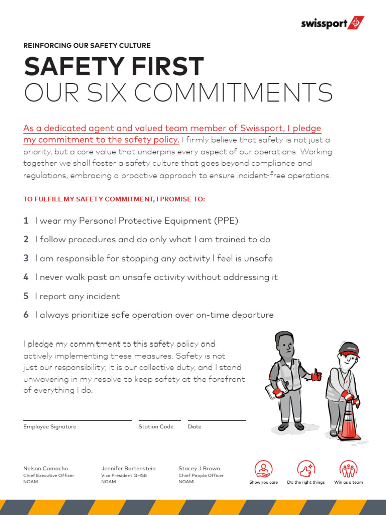 Safety Commitment Policy | PDF