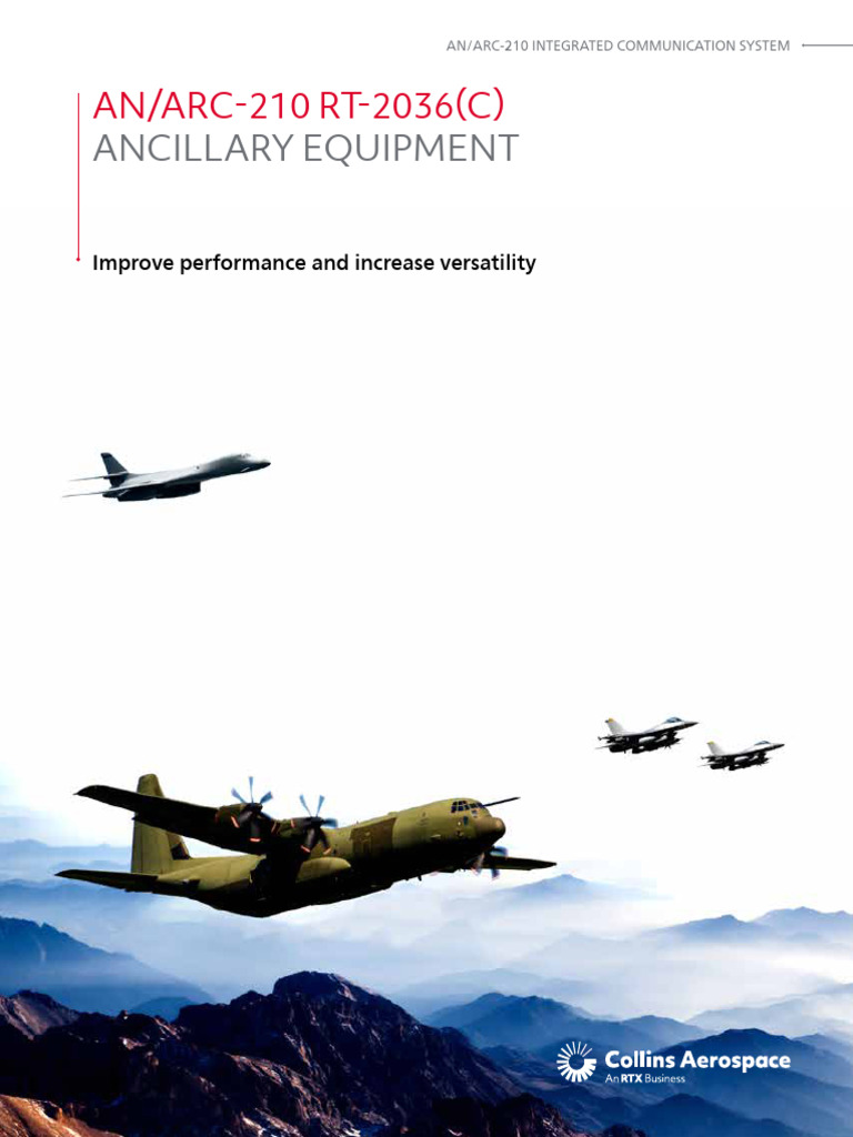 ARC-210 RT-2036 Ancillaries | PDF | Telecommunications Engineering ...