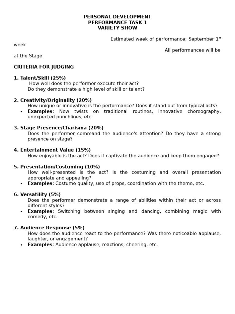 Perdev Criteria and Guidelines Peta | PDF