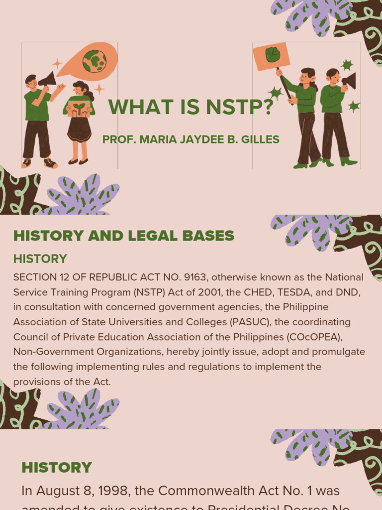 Lesson 1 What Is NSTP 8122024 | PDF