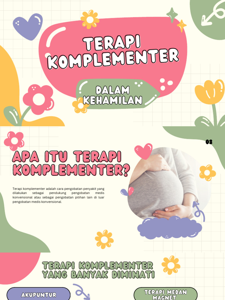 Terapi Komplementer Dalam Kehamilan | PDF