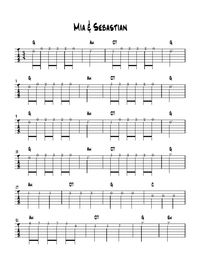 Mia y Sebastian | PDF