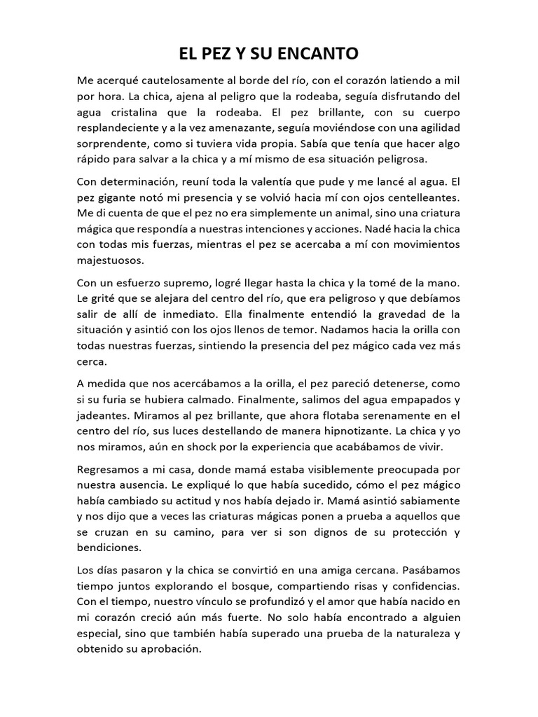 EL PEZ Y SU ENCANTO | PDF