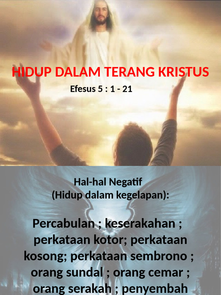 Efesus 5 - 1-21 - PDT - Yokhebet | PDF