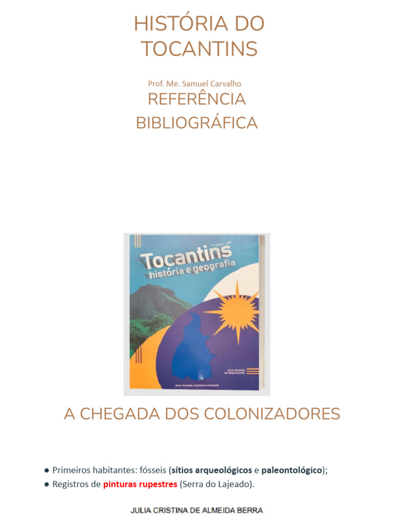 História Do Tocantins | PDF