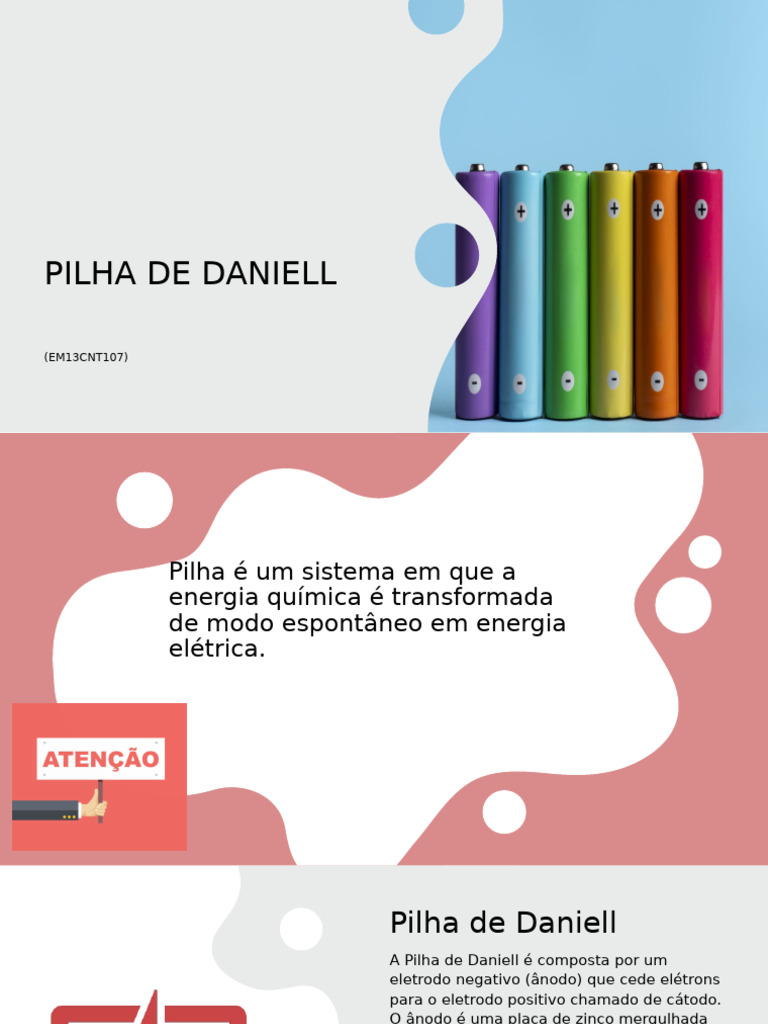 Pilha de Daniell | PDF