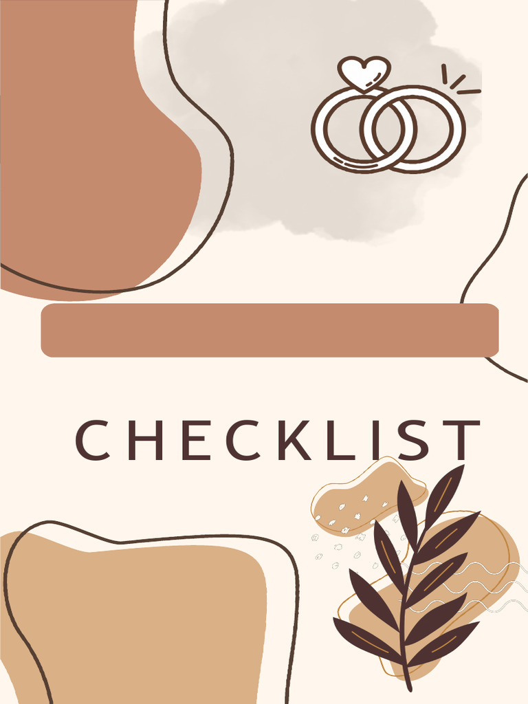 Checklist Planejando o Dia Perfeito 2 | PDF