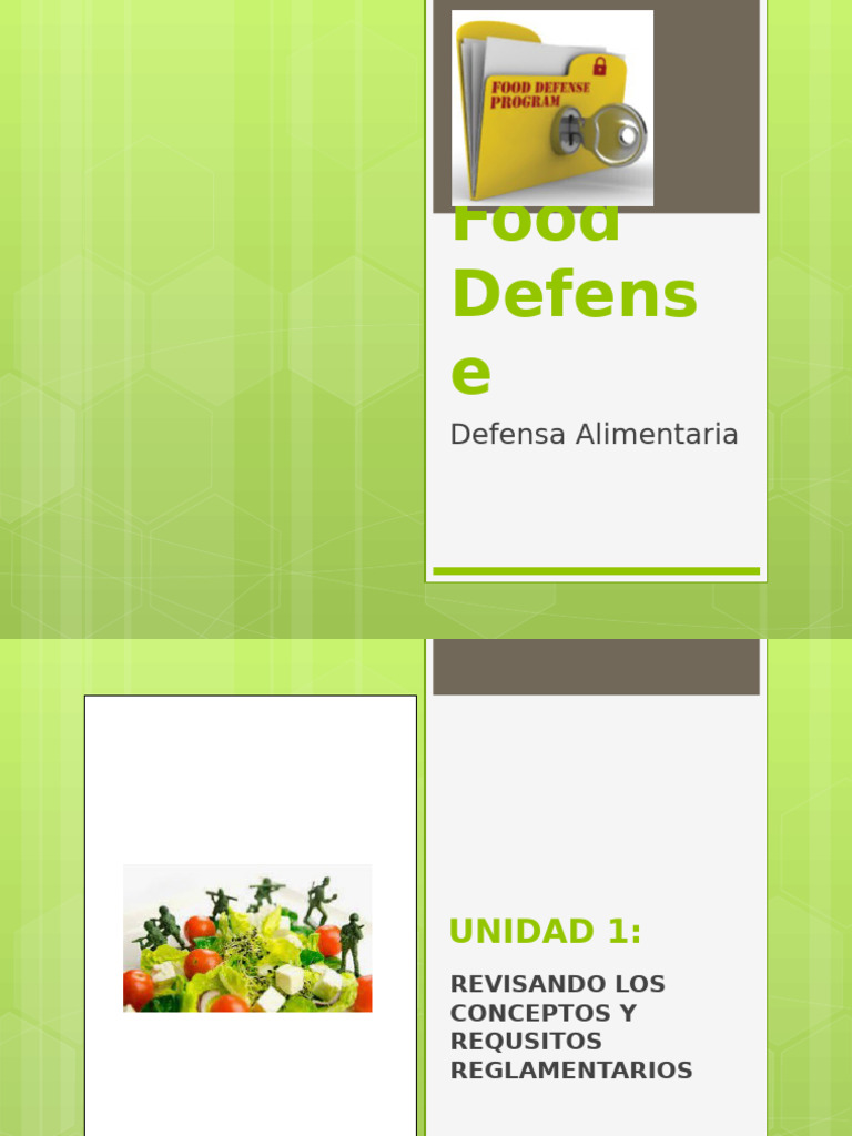 Capacitación Food Defense | PDF