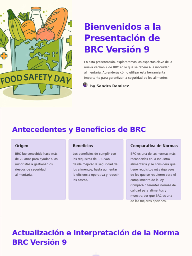 Bienvenidos A La Presentacion de BRC Version 9 | PDF | Seguridad ...