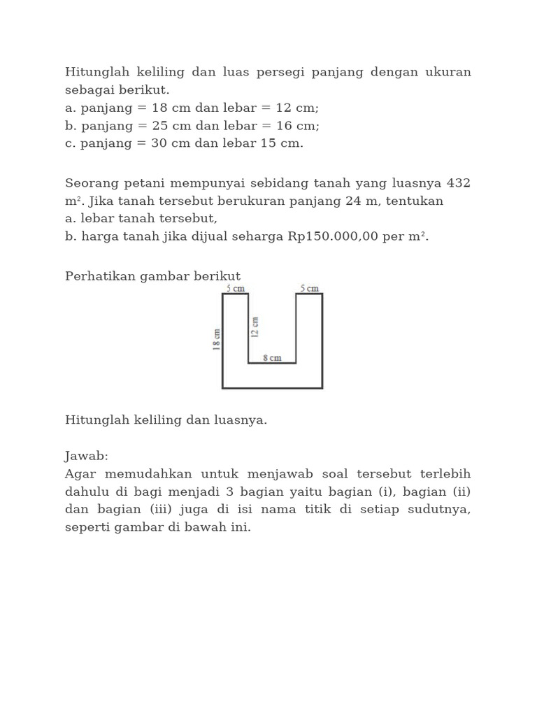 Quis Perseg Dan Pers Panj | PDF
