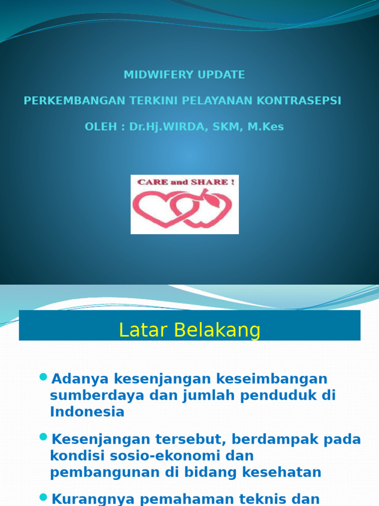 MATERI Asuhan Kontrasepsi Terkini (CTU) | PDF