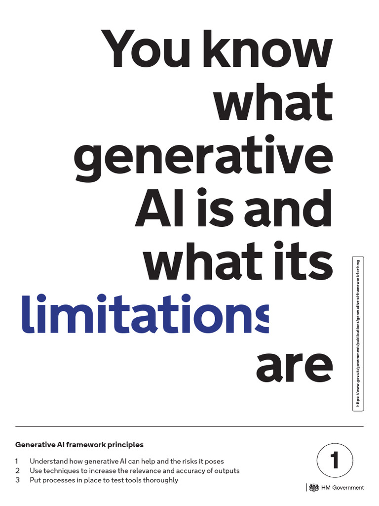 Generative AI Framework - Posters | PDF