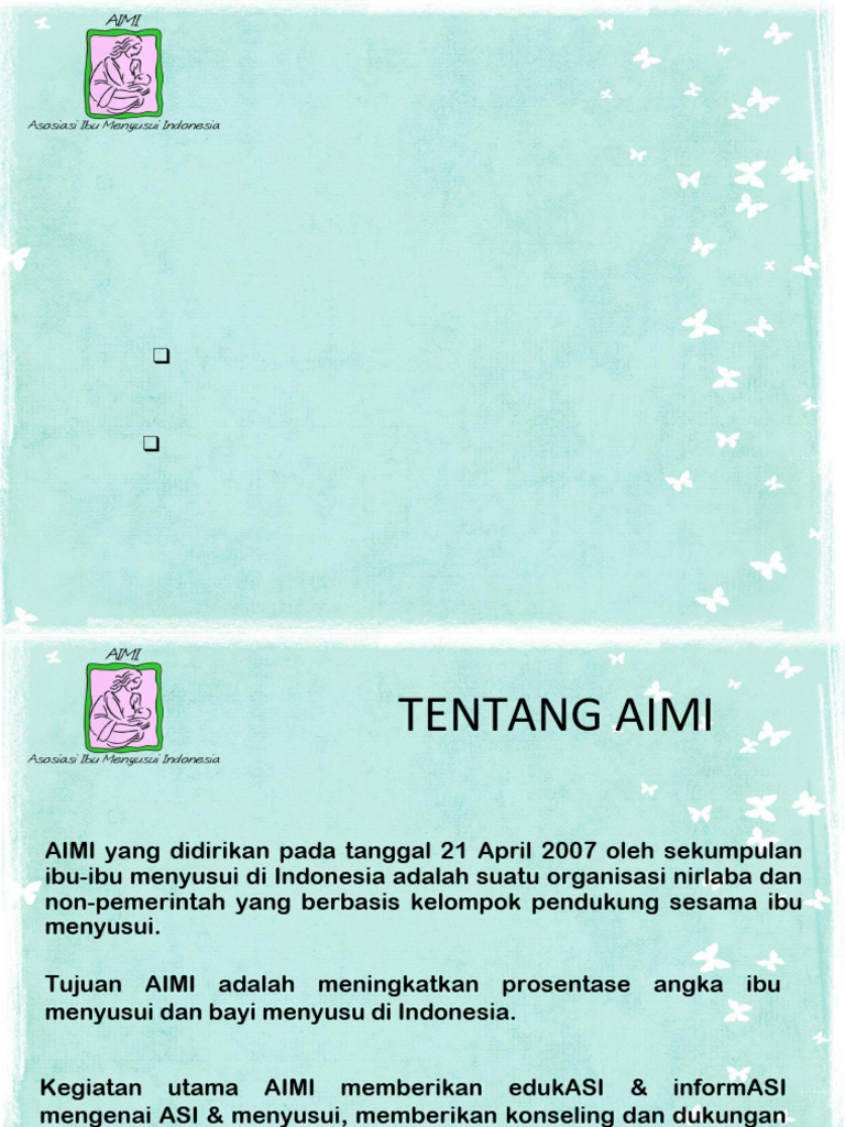 AIMI Peran Ibu Menyusui | PDF