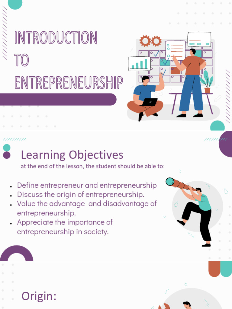 ENTREP-Lesson-1 | PDF